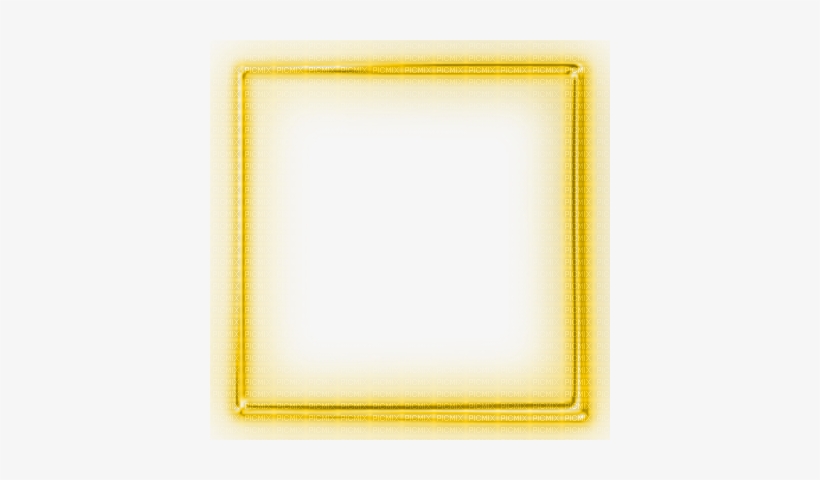 Orange Glowing Neon Frame - Transparent Green Frames Png - Free ...