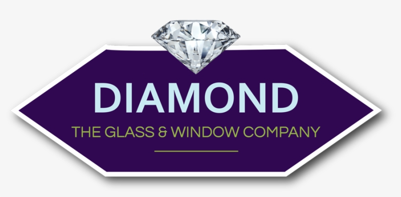 Diamond Glass & Windows Logo - 925 Sterling Silver Clear Crystal ...