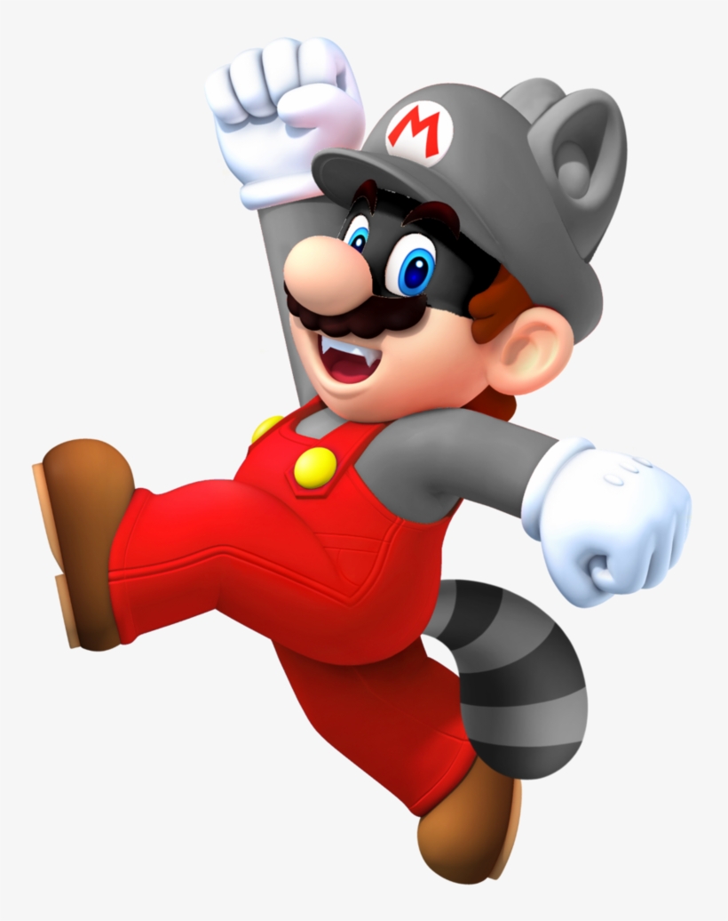 Super Mario Raccoon Png Image - Raccoon Mario - Free Transparent PNG ...