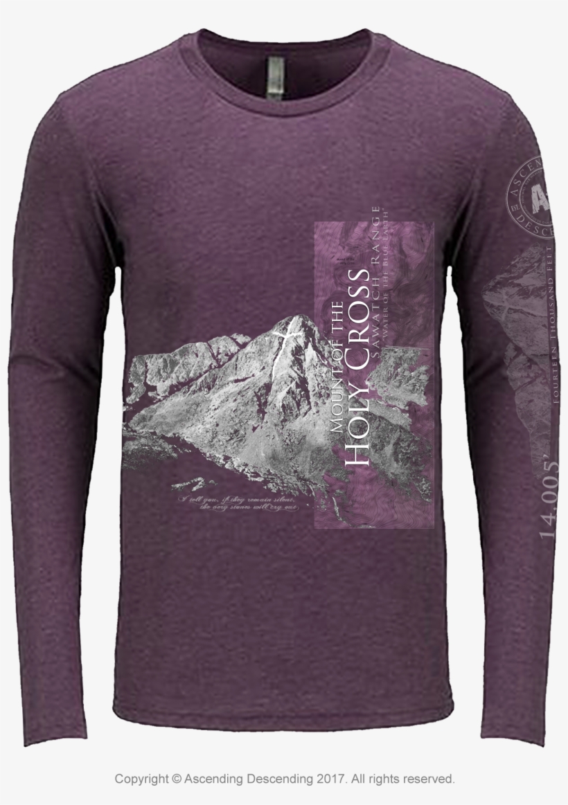 Holy Cross T Shirt Front - Sleeve - Free Transparent PNG Download - PNGkey