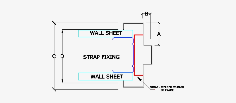 Door Size - Door Frame Fixing Strap - Free Transparent PNG Download ...