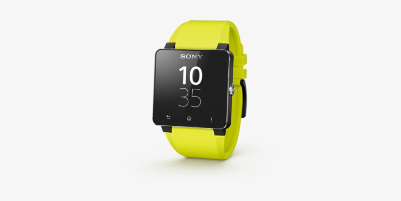Smartwatch 2 Yellow - Sony Smartwatch 2 Cena - Free Transparent PNG ...