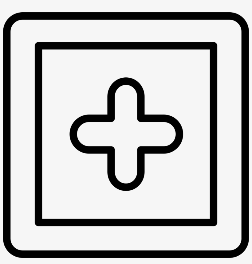 Plus Square Button Outline - Up Down Buttons Transparent - Free ...