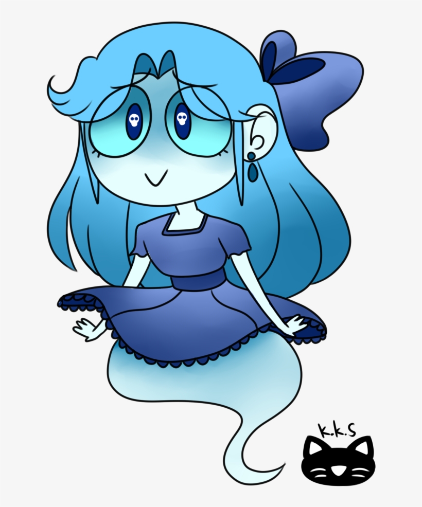 Ghost Girl Hppy Hallween - Cartoon - Free Transparent PNG Download - PNGkey