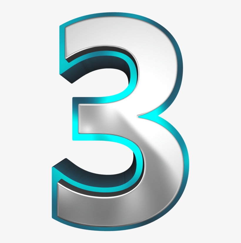 Metallic Numbers Png - Free Transparent PNG Download - PNGkey