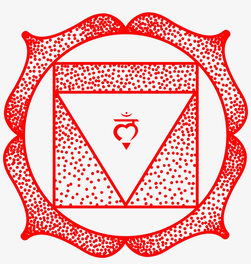 The Red Chakra Is The Base Of The Chakras - Emblem - Free Transparent ...