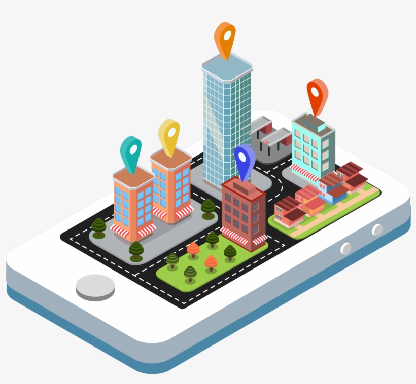 Designed By Freepik - Transparent Smart City - Free Transparent PNG ...