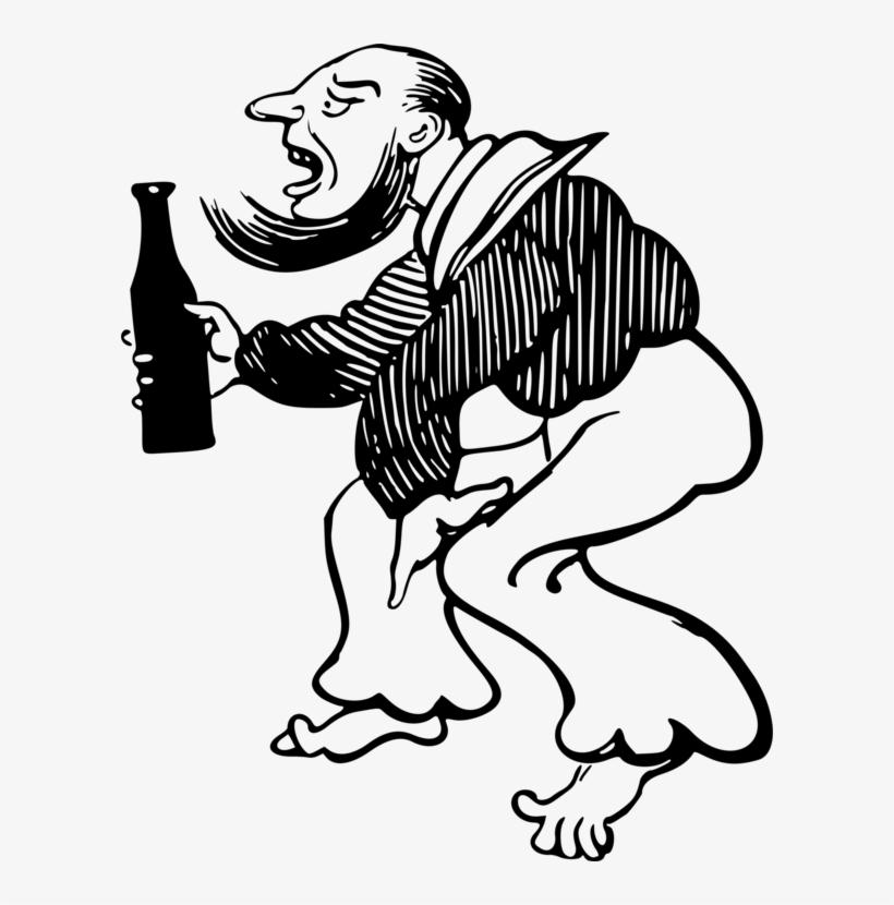 Alcoholic Drink Drinking Drawing Alcohol Intoxication - ภาพ วาด คน กิน ...