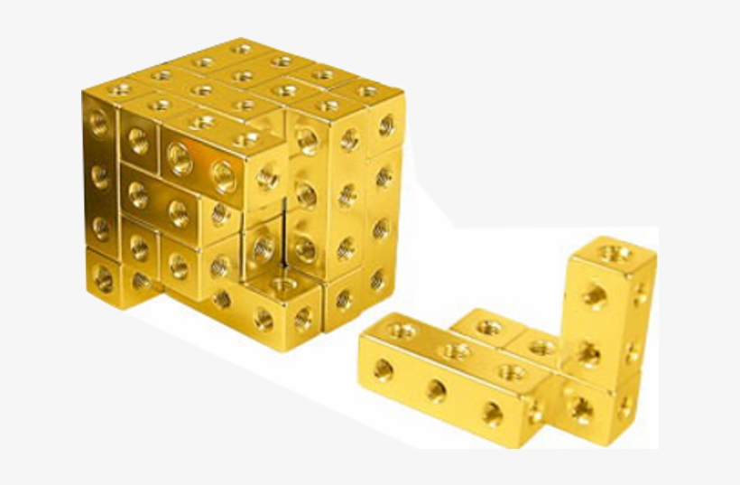Fight Cube - 4x4x4 - Gold - Cube - Free Transparent PNG Download - PNGkey