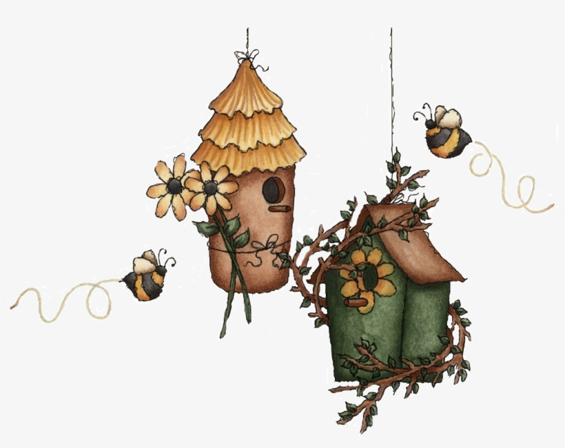 Bee Bird House - Kuş Evi Png - Free Transparent PNG Download - PNGkey