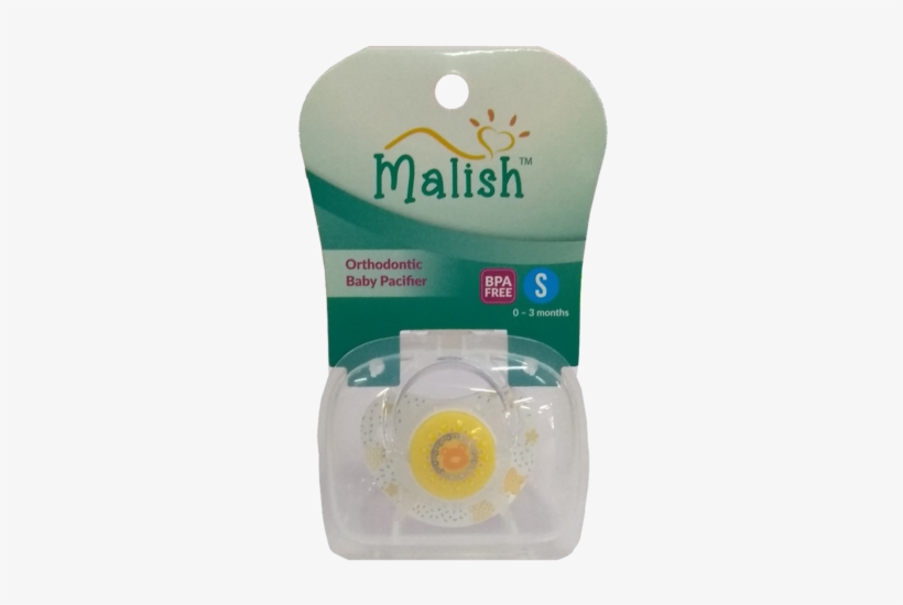 Malish Orthodontic Baby Pacifier - Infant - Free Transparent PNG ...