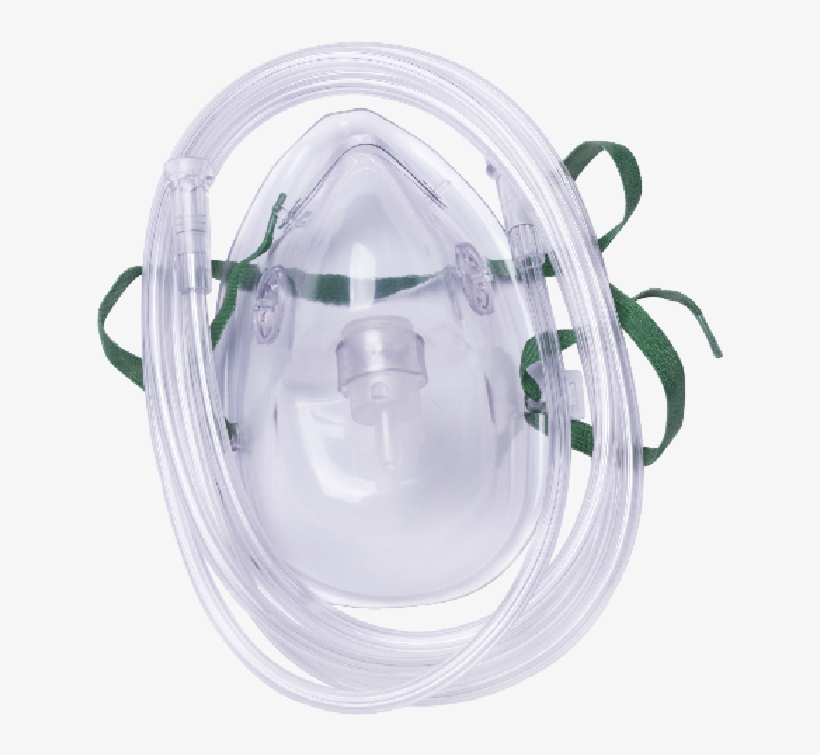 Adult 210cm Tubing - Oxygen Mask - Free Transparent PNG Download - PNGkey