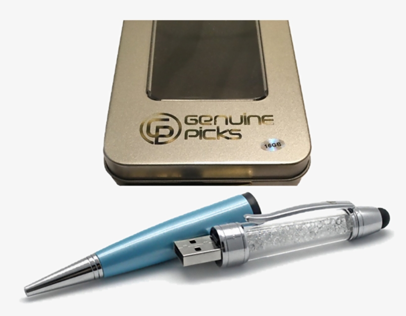 Stylish Crystal Ballpoint Usb Pen With 16gb Flash Drive - Fancy ...