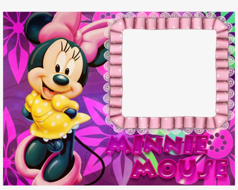 Jp Molduras Digitais - Minnie Mouse Purple Blingee - Free Transparent ...