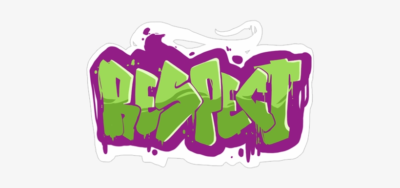 Respect Graffiti Text - Graffiti - Free Transparent PNG Download - PNGkey