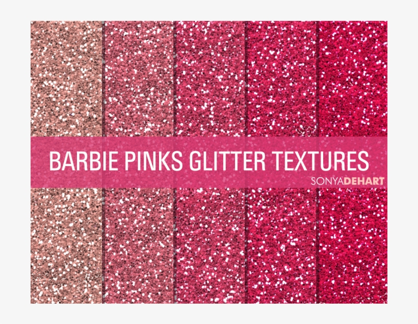 Glitter Textures Digital Paper Pack Barbie Pinks - Barbies Texture ...