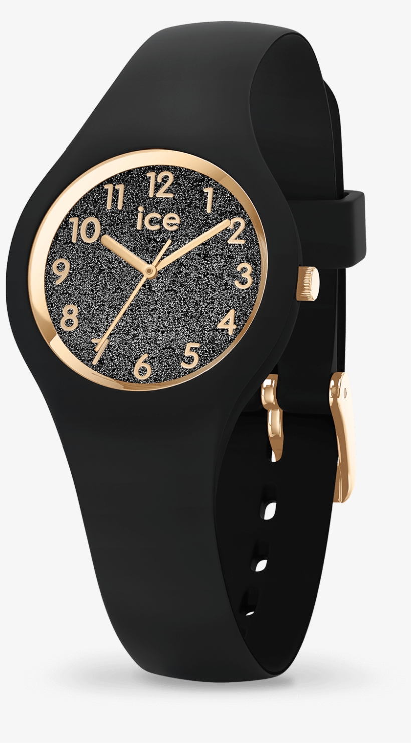 Ice Glitter - Black - Numbers - Ice Watch - Free Transparent PNG ...