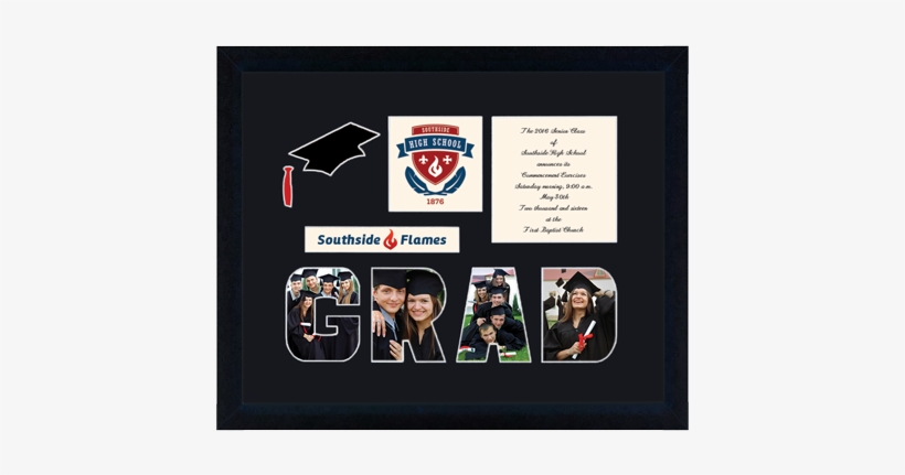 Graduation Collage Frame Png - Free Transparent PNG Download - PNGkey