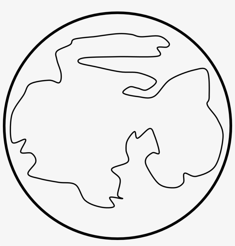 Planet Clipart Mars - Line Art - Free Transparent PNG Download - PNGkey