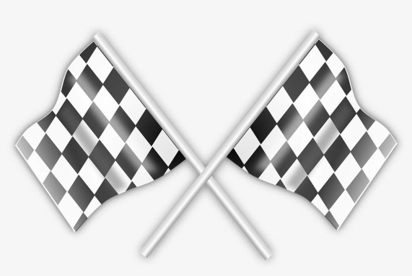 Checkered Finish Line Png Download - Bandeiras De Corrida Png - Free ...