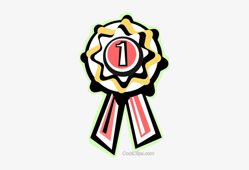 First Place Ribbon Royalty Free Vector Clip Art Illustration - Aprenda ...