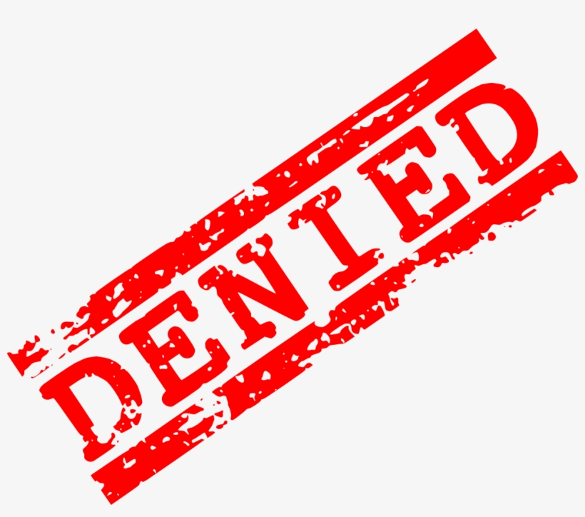 Red Denied Stamp - Denied Png - Free Transparent PNG Download - PNGkey
