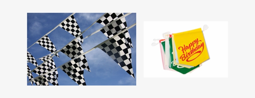 Custom E-poly Fabric Pennant / Flag Streamers - Flag - Free Transparent ...