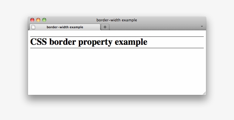 Css Reference - Border H1 - Free Transparent PNG Download - PNGkey