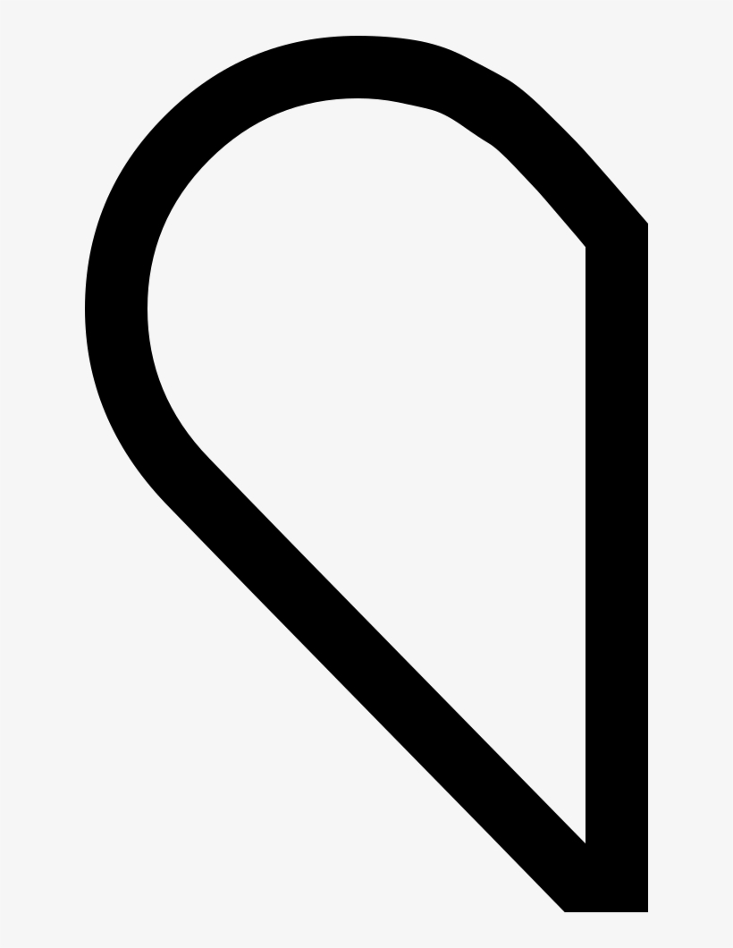 Heart Half - - Free Transparent PNG Download - PNGkey