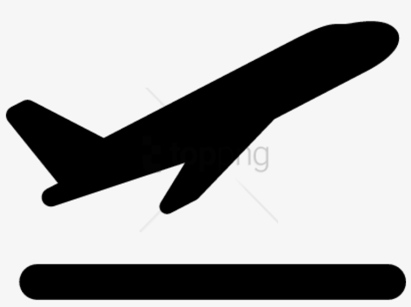 Takeoff The Plane Vector - Airplane Takeoff Vector Png - Free ...