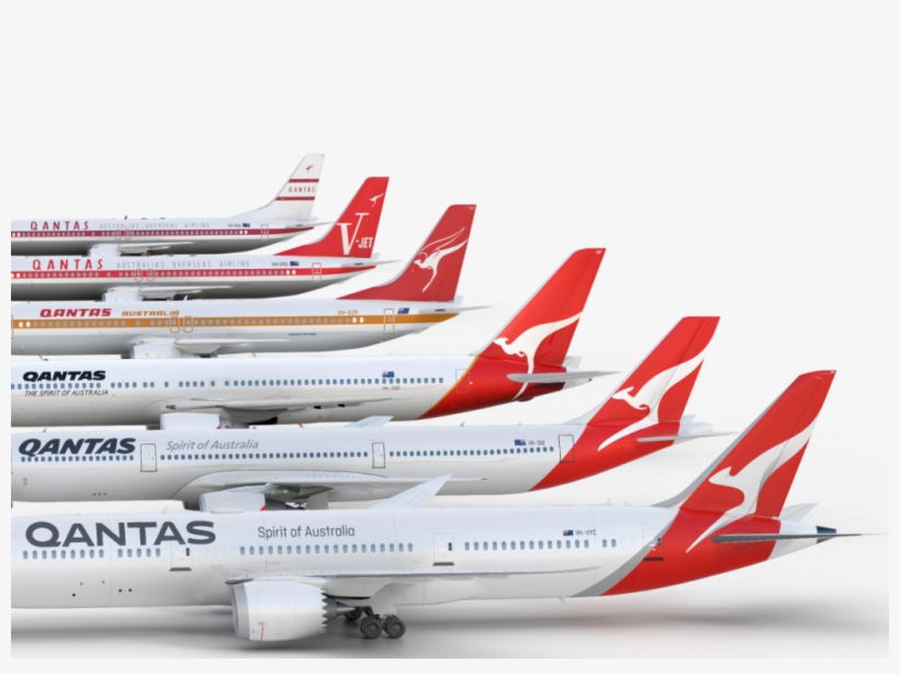 Qantas Plane Png Download Image - Qantas New Logo - Free Transparent ...