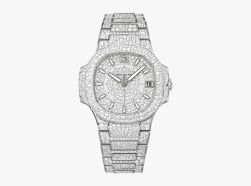 Patek Philippe 7021/1g-001 - Patek Philippe Full Diamond Watch - Free ...