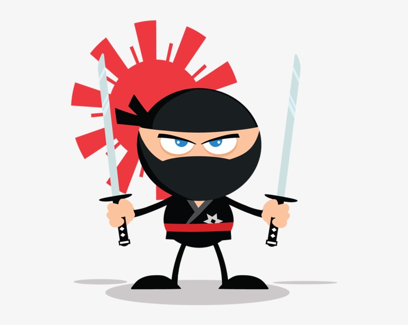 2 - Cartoon Ninja - Free Transparent PNG Download - PNGkey