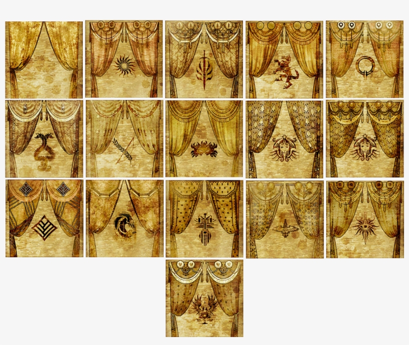 Skyhold Drapes Collection - Elven Drapery Dragon Age - Free Transparent ...