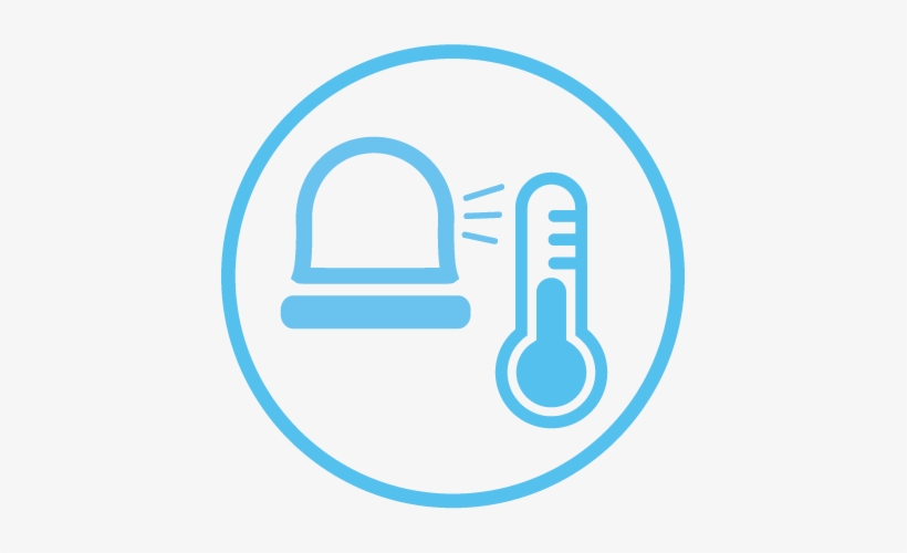 Haier Alarm Temperature Icon - Blue Biomedical Icon Png - Free ...