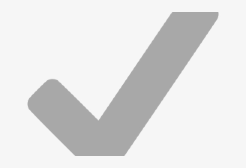 Dark Grey Check Mark - Free Transparent PNG Download - PNGkey