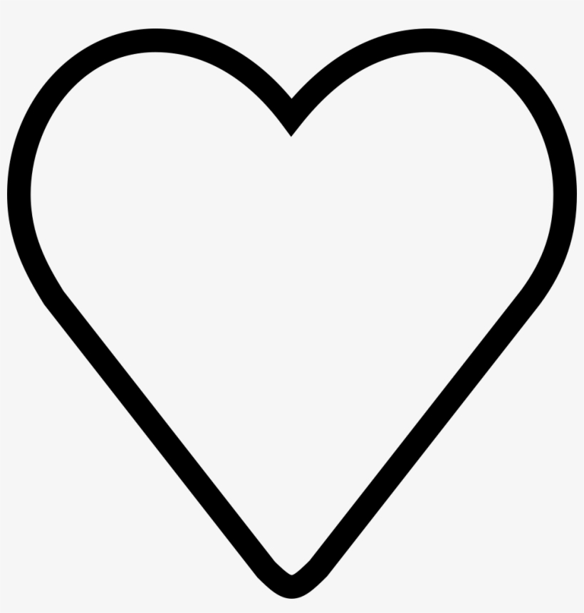 Png File Svg - Heart Thin Line Icon - Free Transparent PNG Download ...