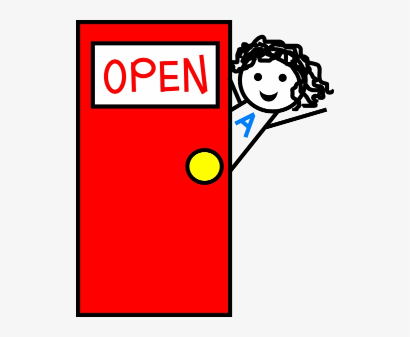 Abbie With Door New Red Door Svg Clip Arts 516 X 595 - Free Transparent ...