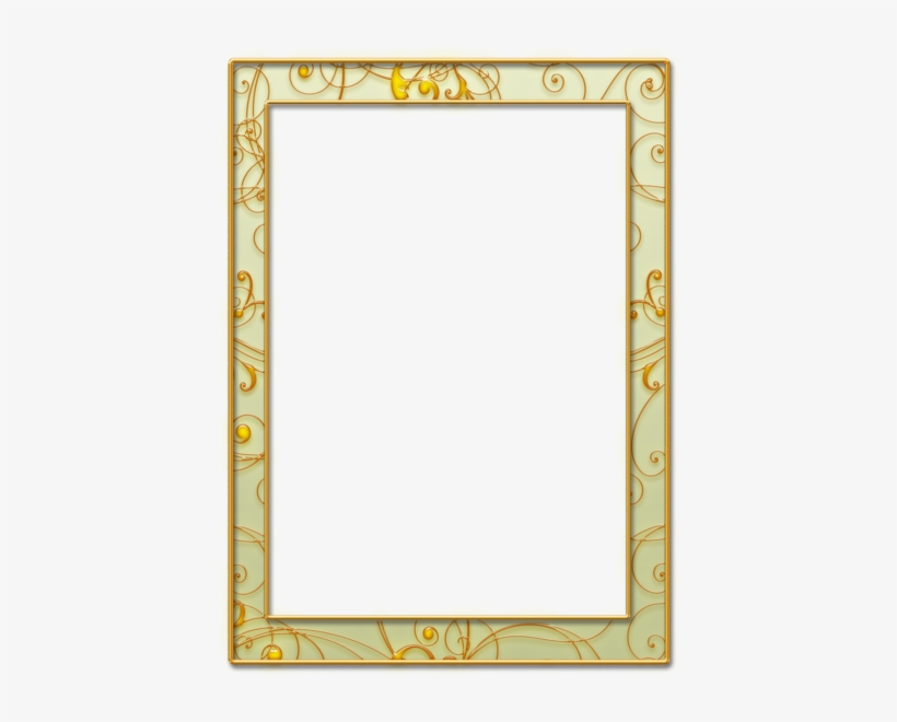 Frame With Swirls By Melissa - Clip Art - Free Transparent PNG Download ...