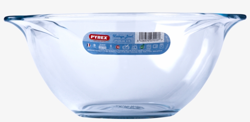 Pyrex Classic Vintage Bowl - Label - Free Transparent PNG Download - PNGkey
