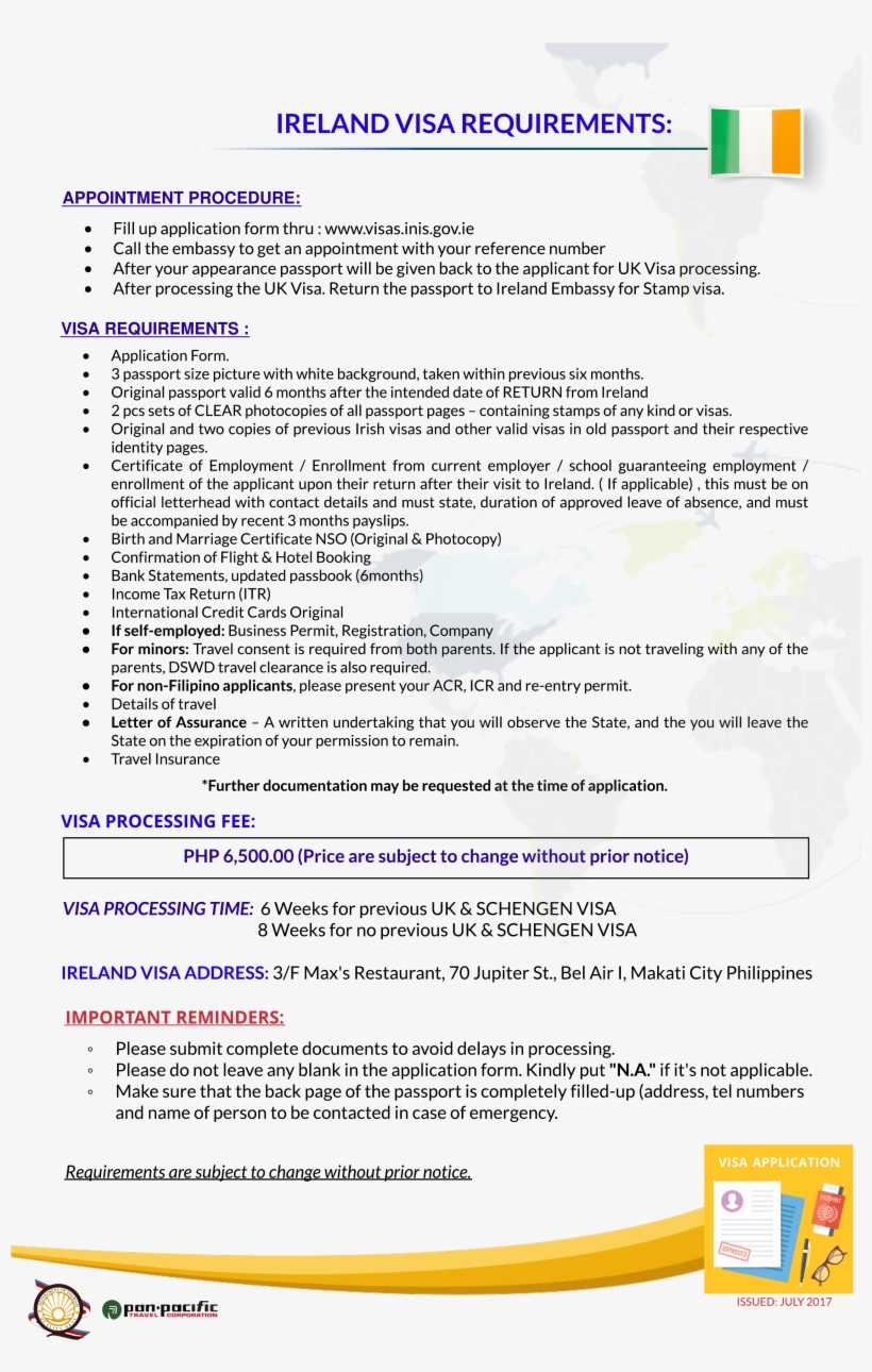 Irish Visa Application - Free Transparent PNG Download - PNGkey