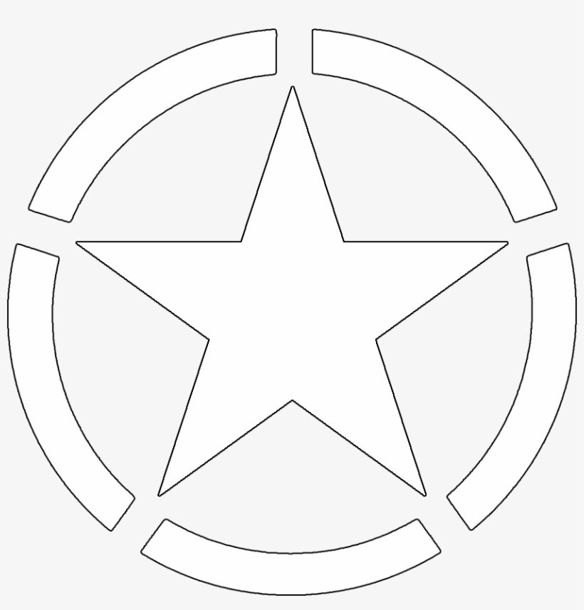 Fo3 Us Army Star - United States Military 1960's - Free Transparent PNG ...