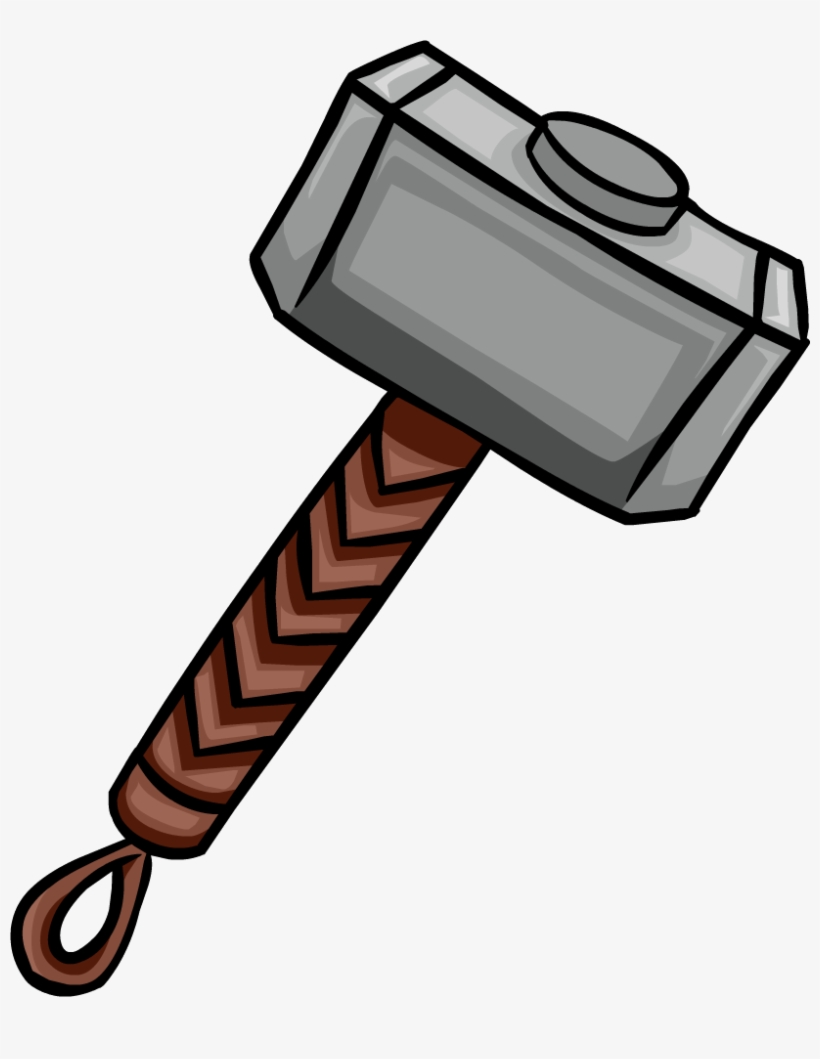 Mjolnir - Martelo Do Thor Desenho - Free Transparent PNG Download - PNGkey