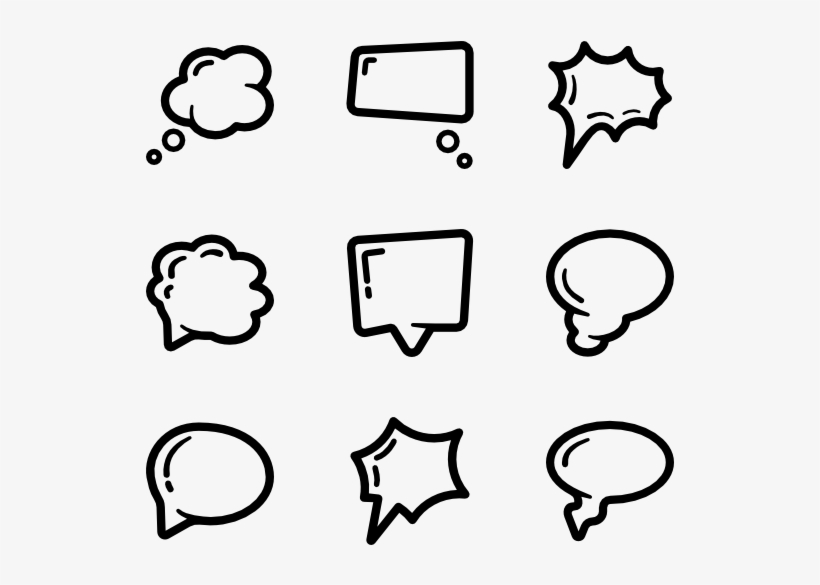 Bubble Icons - Bubble Text Png - Free Transparent PNG Download - PNGkey