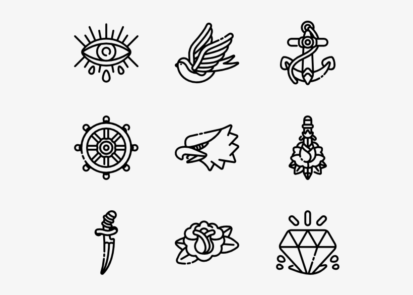 Old School Tattoo - Old School Tattoo Png - Free Transparent PNG ...