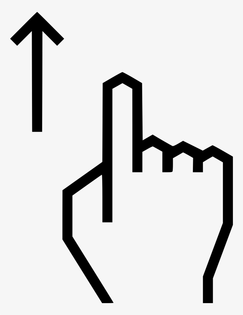 Swipe Up Arrow - Icon - Free Transparent PNG Download - PNGkey