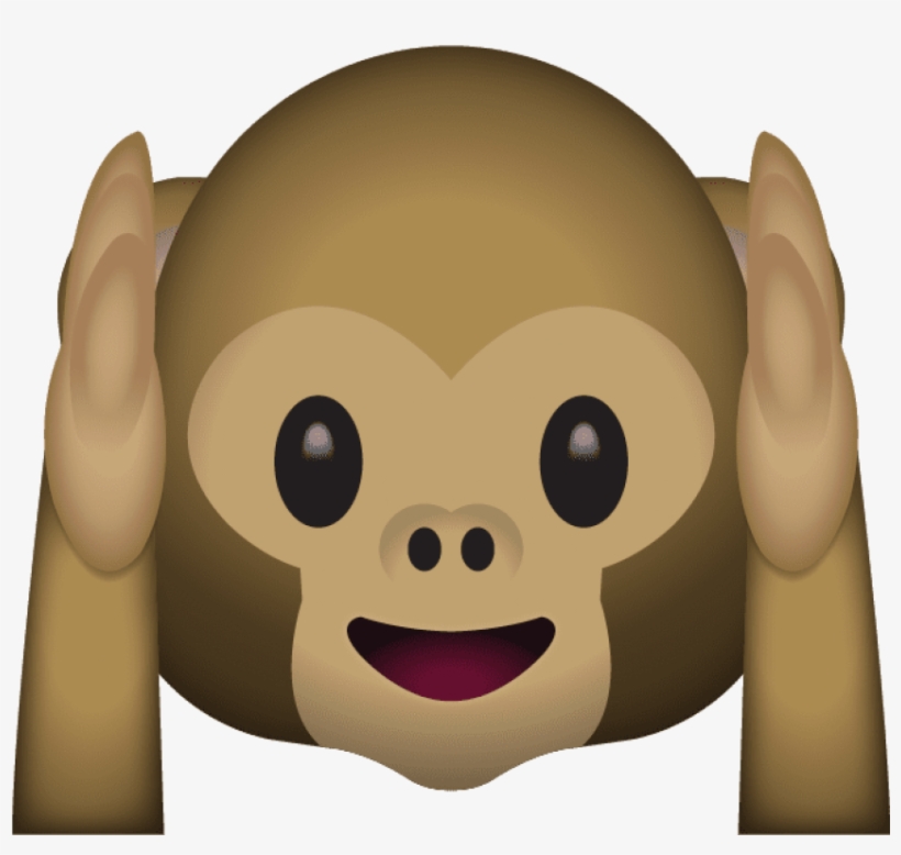 Monkey Emoji Png - Iphone Emoji Monkey - Free Transparent PNG Download ...