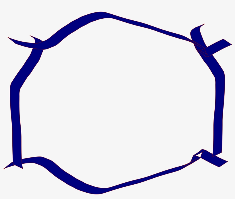 This Free Icons Png Design Of Blue Ribbon Border - Free Transparent PNG ...