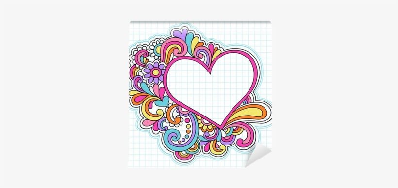 Doodle Frame Vector Png Download - Page Border Psychedelic - Free ...
