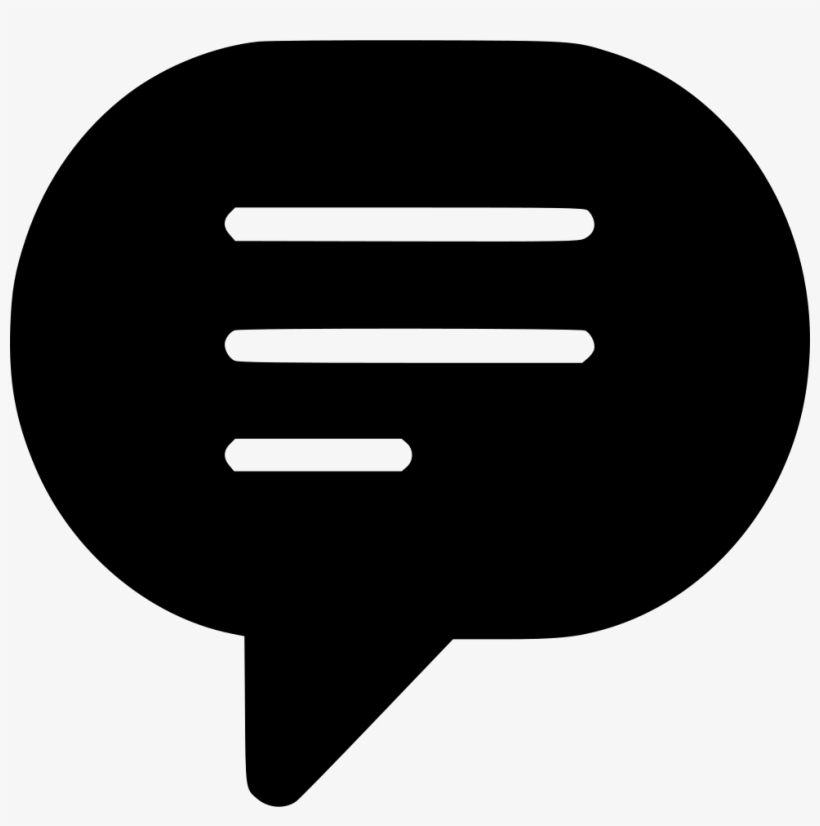 Comment Bubble Chat - Sign - Free Transparent PNG Download - PNGkey